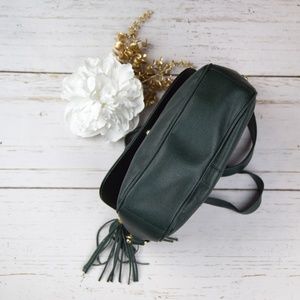 Toni | Bags | Vintage Hunter Green Crossbody Bag | Poshmark